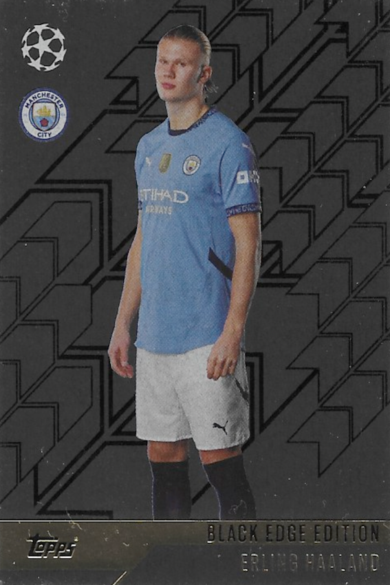 Erling Haaland Black Edge Edition Card BE6 - Topps MATCH ATTAX 2024/25 – Wayne Jackson Gaming