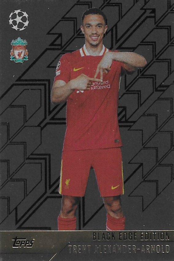 Trent Alexander-Arnold Black Edge Edition Card BE 1 - MATCH ATTAX 2024/ ...